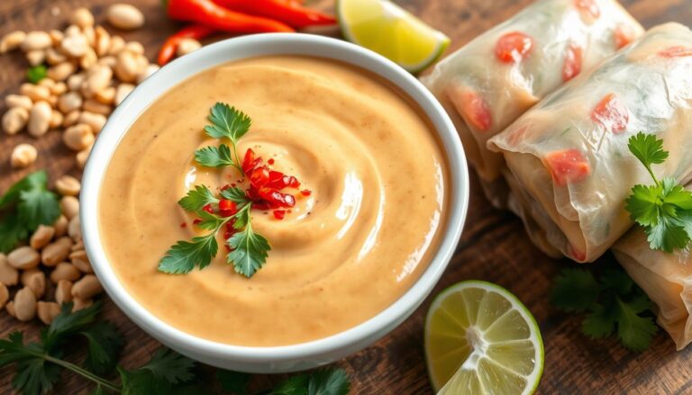 Easy Spring Roll Peanut Sauce Recipe - Ready in 10 Minutes